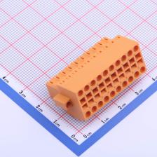 KF2EDGKEM-3.5-2*10P 插拔式接线端子 插头 3.5mm 排数:1 每排P数