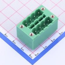KF2EDGKVHM-5.08-2*4P 插拔式接线端子 板端/插座-闭口 5.08mm 排