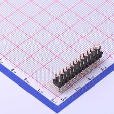 X6521WR-2x13H-C30D60 排针 2.54mm 2x13P 弯插 方针 高镀金 抗氧