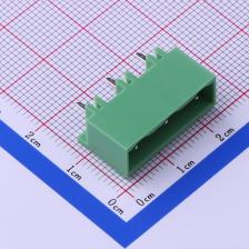 KF2EDGVC-7.62-3P 插拔式接线端子 板端/插座-闭口 7.62mm 排数:1
