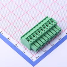 JL15EDGKA-35010G01 插拔式接线端子 插头 3.5mm 排数:1 每排P数: