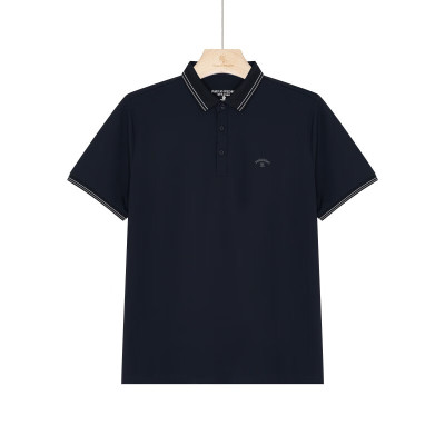 保罗彼得 专柜同款男士休闲日常简约百搭速干polo短袖衫BREB53321