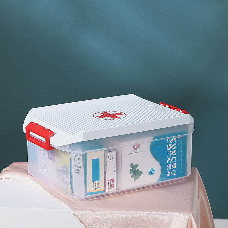 西班牙进口TATAY 家用透明环保盒医药箱急救箱塑料整理盒收纳盒子