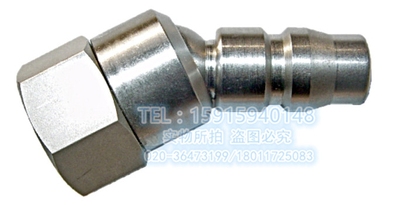 INCO高品质不锈钢万向旋转式气动快速接头风管接头RL20PF内牙内丝
