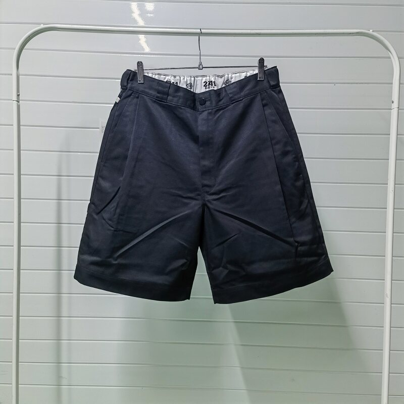 N.HOOLYWOOD x Dickies 单褶 侧口袋 纯色 工装短裤