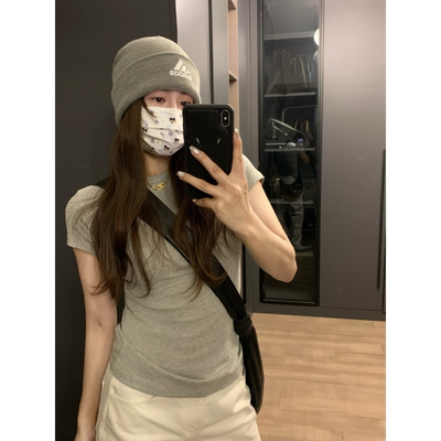 短袖百搭常规简约纯棉女