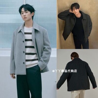 MindBridge丁海寅休闲毛呢大衣