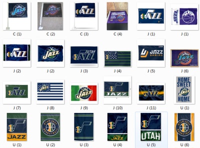 NBA Utah Jazz Home Flag犹他爵士队球迷装饰旗帜