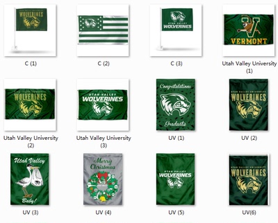Utah Valley University College Flag犹他谷大学学院名校旗帜