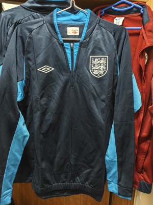 全新um茵家英格兰球员版男套头长袖训练服卫衣立领拉链款