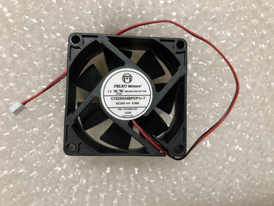 全新现货PELKO MOTORS C7025H24BPCP1-7 24V 0.09A 2线变频器风扇