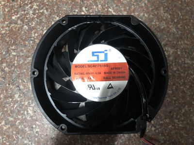 原装正品SJ SC481751BG 48V 4.5A 17251 17CM 4线暴力散热风扇