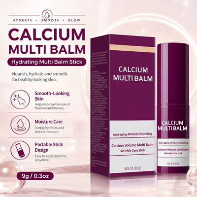 CALCIUMMULTI BALM胶原蛋白保湿霜棒滋润保湿淡化眼袋细纹提拉