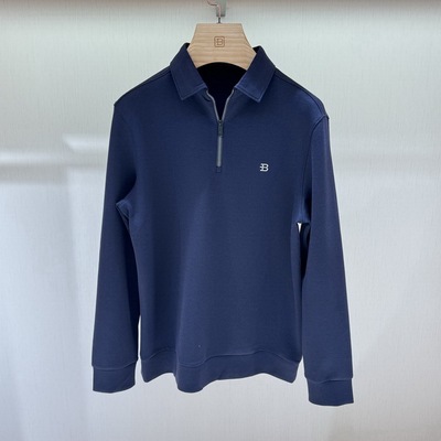 博斯绅威BOSSsunwen23秋冬商务翻领针织T恤133221960580专柜2380