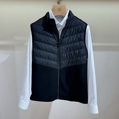 博斯绅威BOSSsunwen23秋冬立领羽绒马甲外套133235719180专柜2980