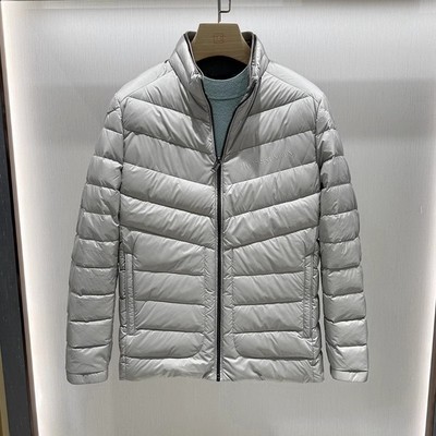 博斯绅威休闲羽绒服立领鹅绒外套