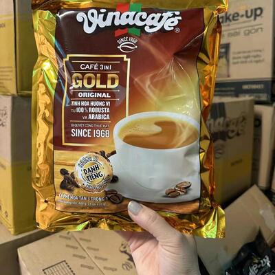 越南原装vinacafe金装威拿速溶三合一咖啡480g(24包x20克)包邮
