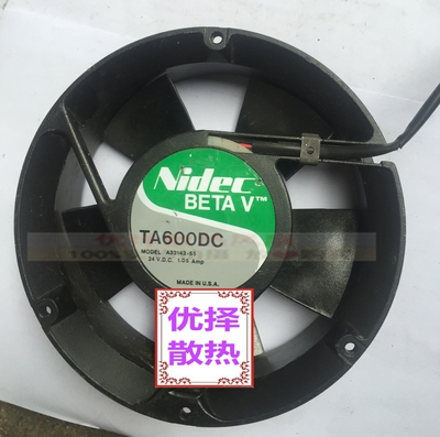 NIDEC TA600DC A33143-55/A34513-87 24V 变频器风扇A34719-16HYP
