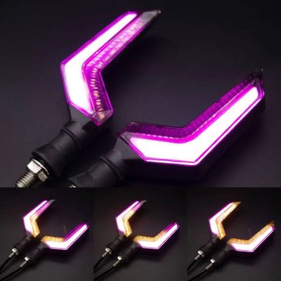 电动车摩托车LED双色流水转向灯