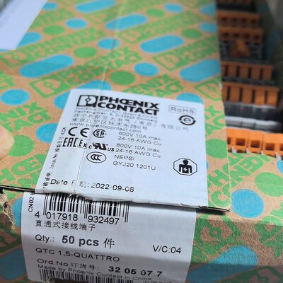 议价接线端子QTC1.5-QUATTRO，货号32050可维修