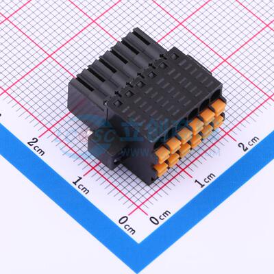 插拔式接线端子 JL15EDGKDHM-25406B01 P=2.54mm 2x6P 电子元器件