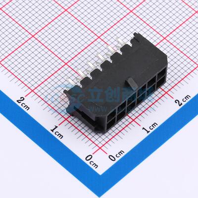 线对板针座 XDWF-C3030WV-2*6P 插件,P=3mm 2x6P 直插 电子元器件