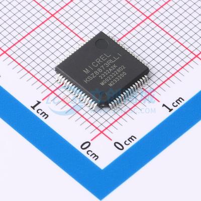 以太网收发器 KSZ8873RLLI LQFP-64(10x10) 原装 电子元器件配单