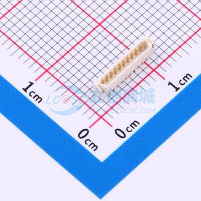 线对板针座 XDWF-A0800WR-S-10P SMD,P=0.8mm 1x10P 卧贴 原装