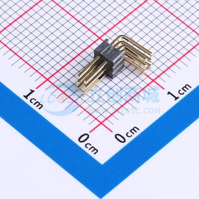 排针 GPEB212-0302A052C1BA 插件,P=1.27mm 2x3P 电子元器件配单