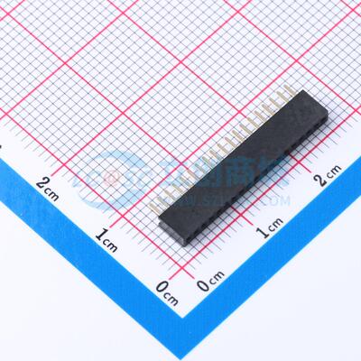 排母 PM127-1-19-4.3-G0 插件,P=1.27mm 1x19P 方孔 电子元器件