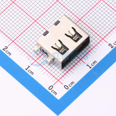 USB连接器 XUBF-0411-0219 SMD 母 卧贴 原装正品 电子元器件配单
