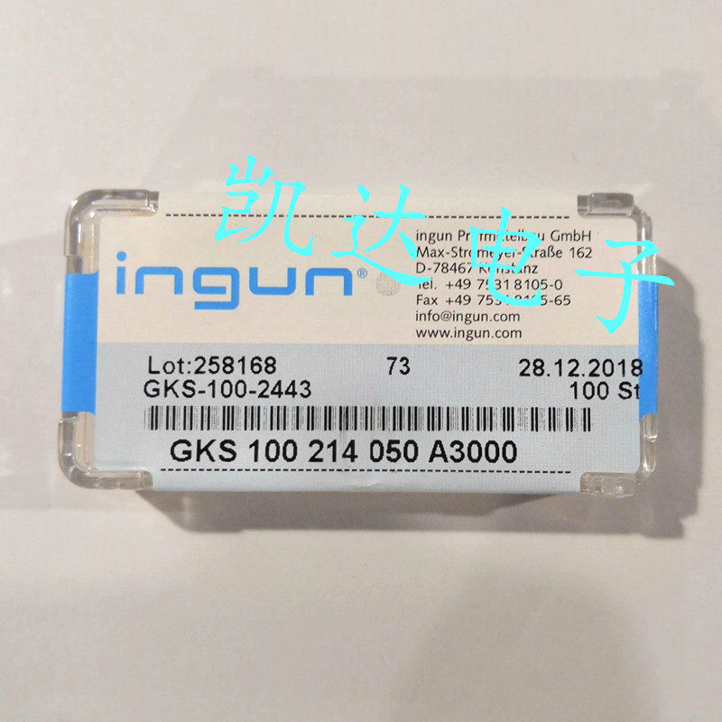 INGUN英钢探针GKS100 214 050 A3000(小四爪头型)测试针 弹簧针