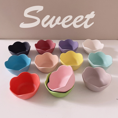 可爱小花碗桔子家的可儿甜品碗