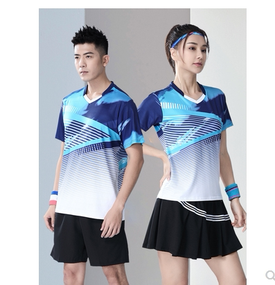 新款羽毛球服男女套装训练服裤裙运动速干气排球团体比赛队服定制