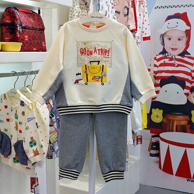 阿路韩版童装纯棉春秋