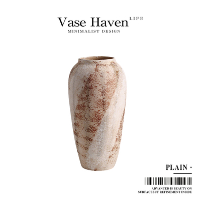 VASEHAVEN侘寂风陶瓷大肚子花瓶