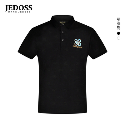 JEDOSS/爵迪斯男装夏季专柜新款满水印胸标POLO领短袖T恤0293