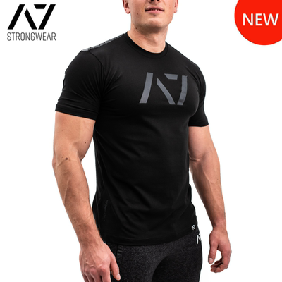 A7深蹲卧推防滑短袖力量举棉莱卡