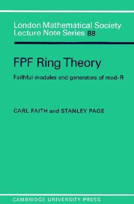 【预售】Fpf Ring Theory: Faithful Modules and Generators of