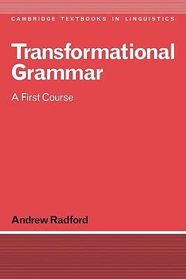 【预售】Transformational Grammar: A First Course