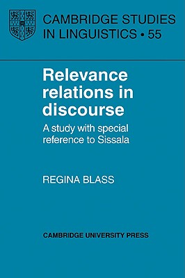 【预售】Relevance Relations in Discourse