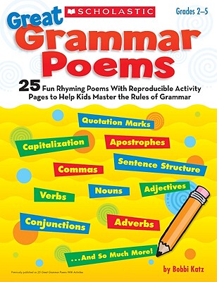 【预售】Great Grammar Poems: 25 Fun Rhyming Poems with