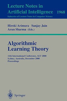 【预售】Algorithmic Learning Theory: 11th International