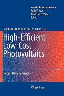 【预售】High-Efficient Low-Cost Photovoltaics: Recent