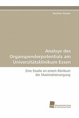 【预售】Analsye Des Organspenderpotentials Am Universit