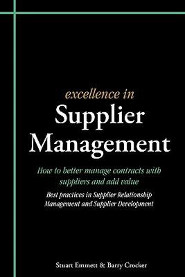 【预售】Excellence in Supplier Management: How to Better
