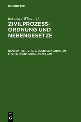 【预售】Zpo, 2. Buch: Verfahren Im Ersten Rechtszuge