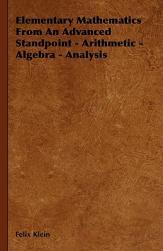 【预售】Elementary Mathematics from an Advanced Standpoint -