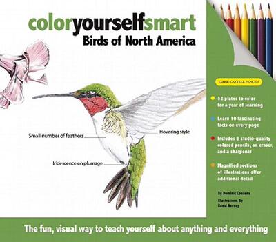 【预售】Birds of North America [With 8 Colored Pencils]