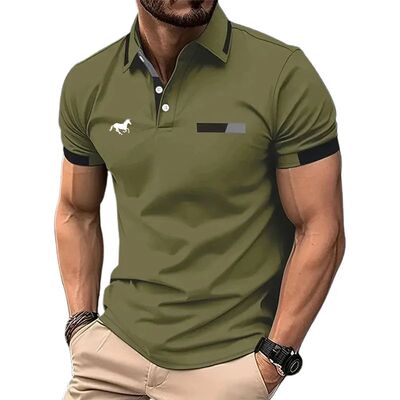 Men's Polo Shirt Sport Polo Casual Sports Short Sleeve Fashi
